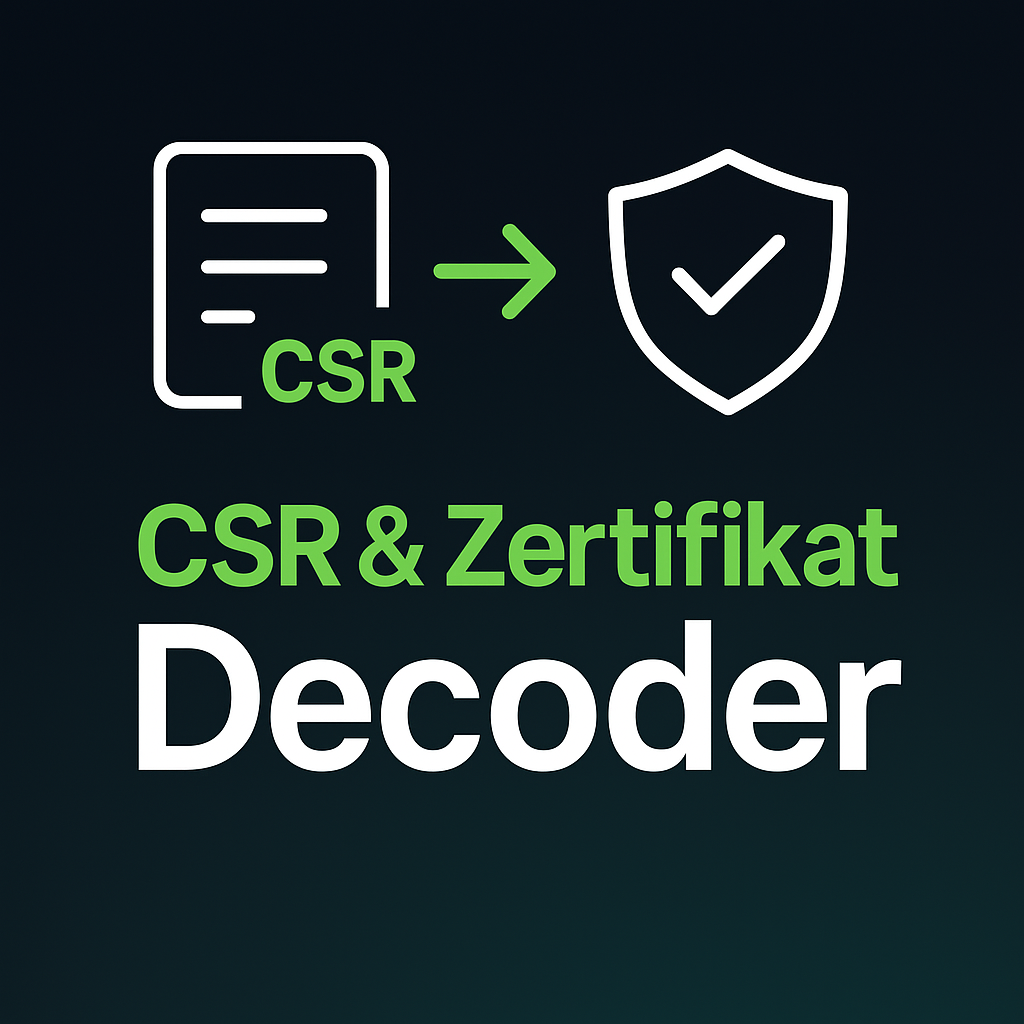 FORMALITY CSR & Zertifikat Decoder - FORMALITY Deutschland